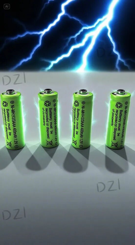 Аккумулятор 2/3 AAA NI-MH 400mah (2/3 от мизинчикового аккумулятора)