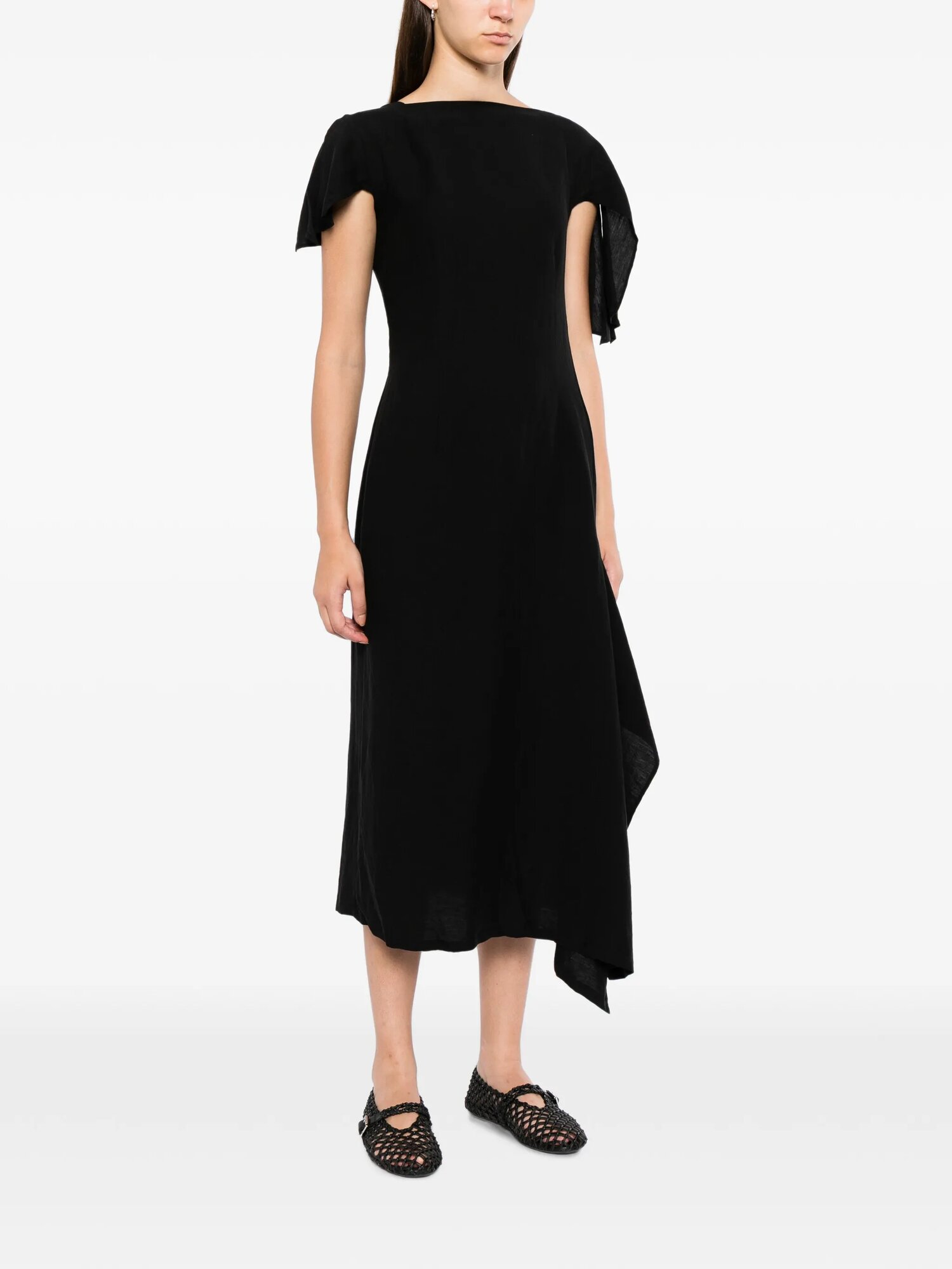 Платье Yohji Yamamoto, размер 44, black — фото 1