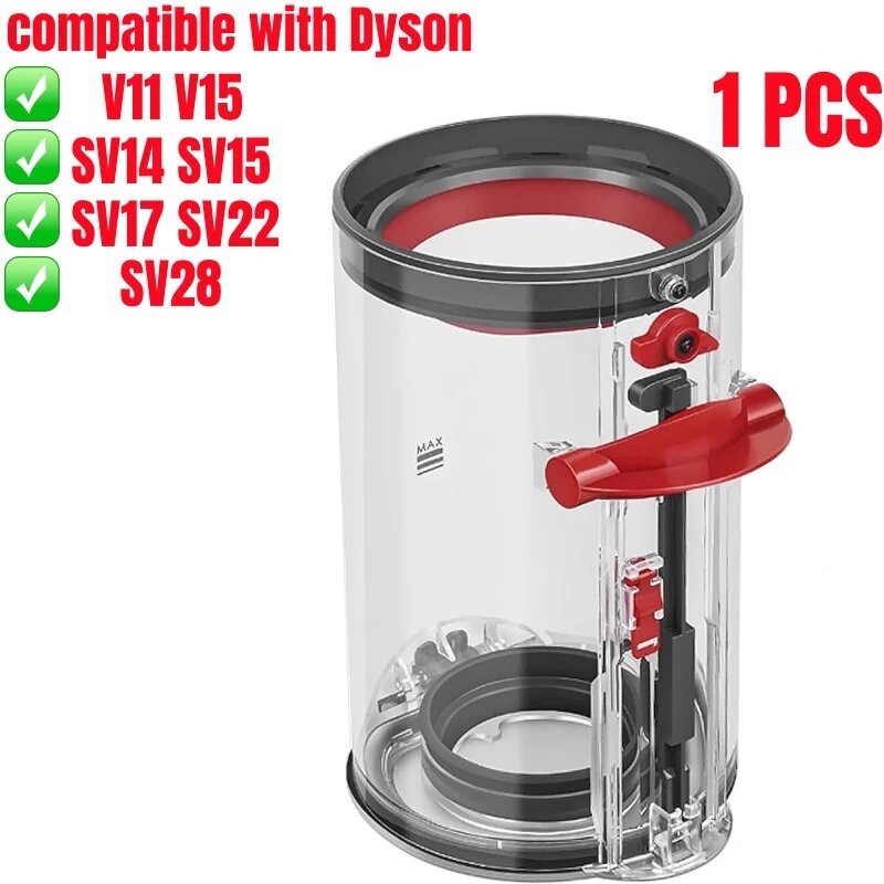 Совместимый С Dyson V11 V15 SV14 SV15 SV22 Большой Сменный Контейнер-пылесборник Для Ручного Пылесоса — Комплект Для Улучшенн.