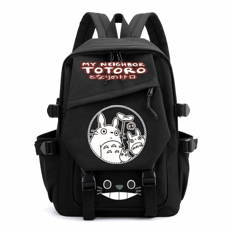 Рюкзак Totoro школьный для детей подростков и студентов водоотталкивающий с принтом