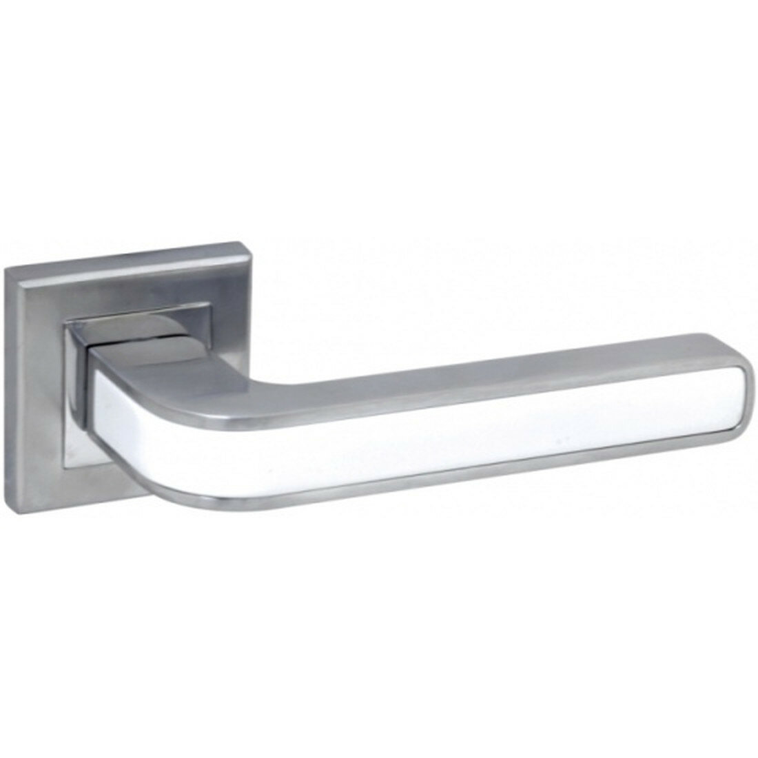 Дверная ручка Adden Bau PIEZA Q360 WHITE / CHROME (цвет хром)