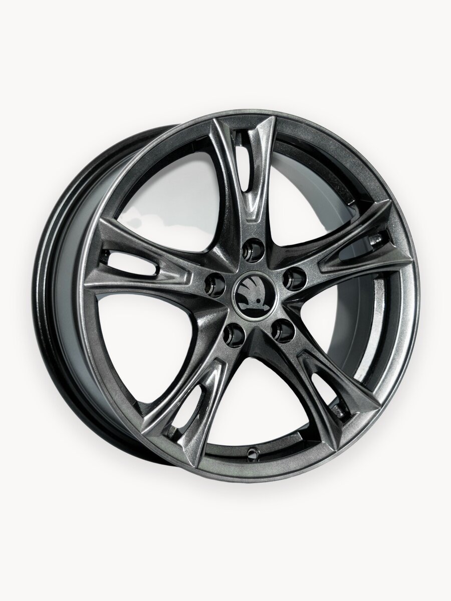 Диск Магистраль 15х6.5 5х100 ет38 57.1 Шкода чёрный бриллиант