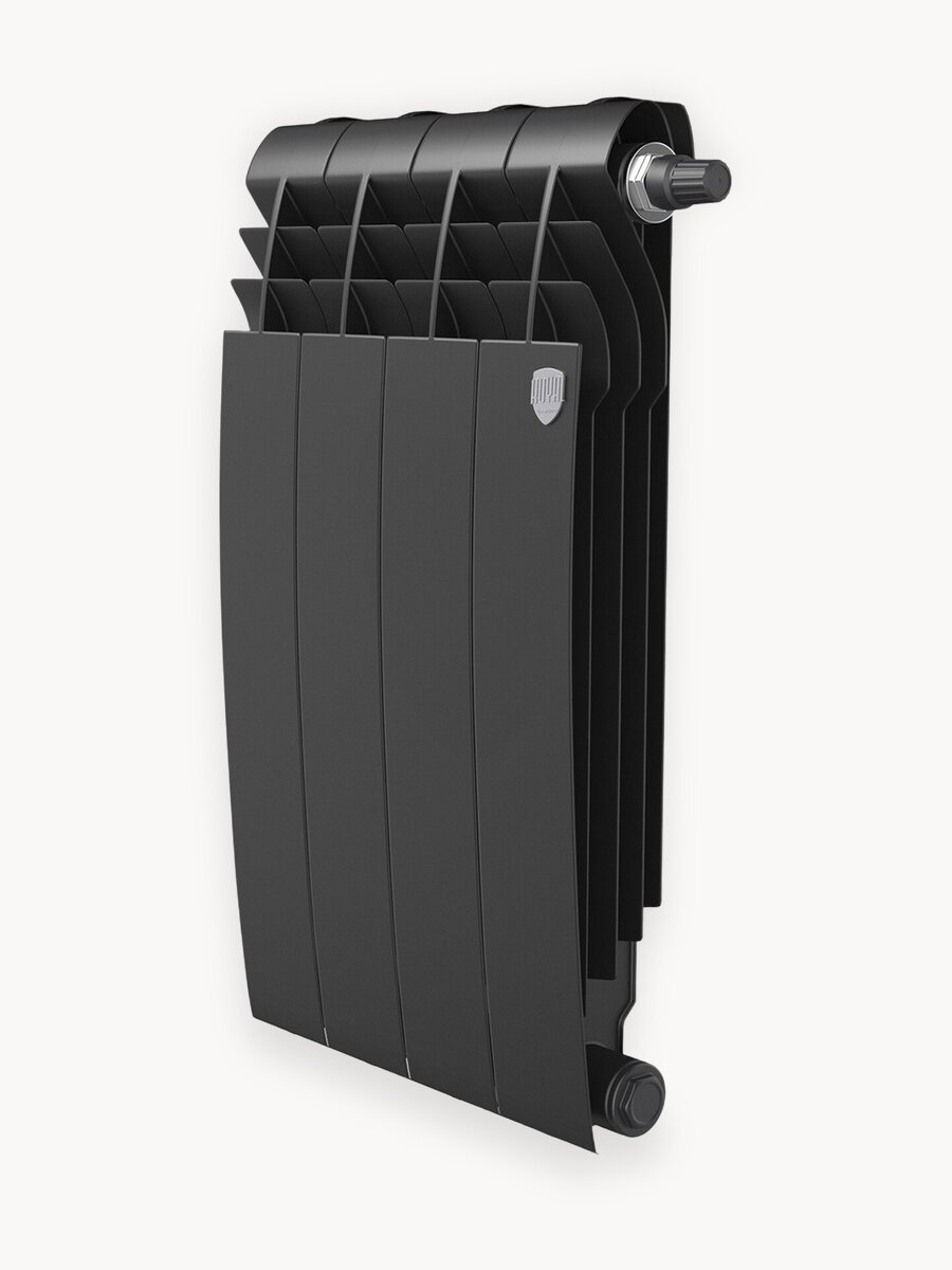 Радиатор биметаллический Royal Thermo BILINER B 500 Чёрный - 4 секц.