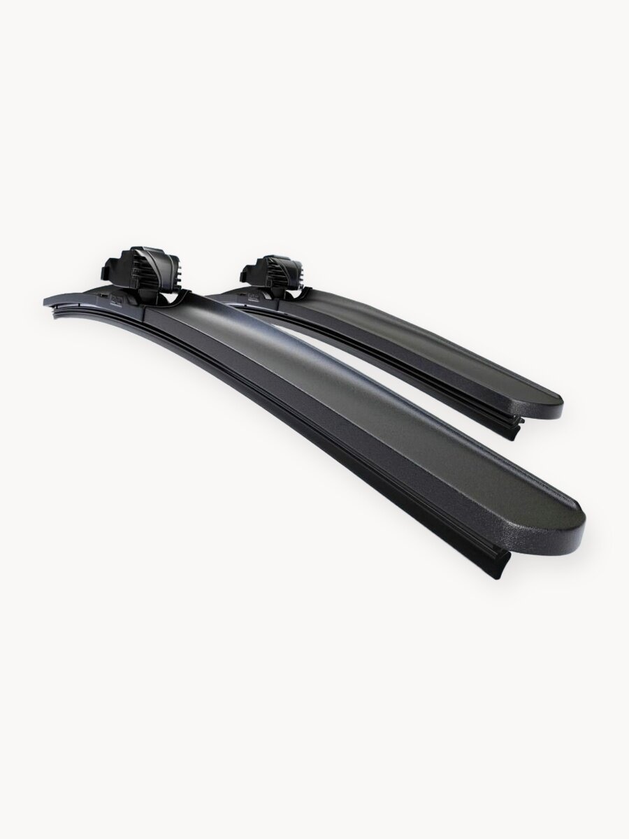 2 Щетки стеклоочистителя в комплекте 51+51см (500 500), Дворники для автомобиля GOODYEAR для лада Приора, Ларгус; Нива Тревел Шевроле