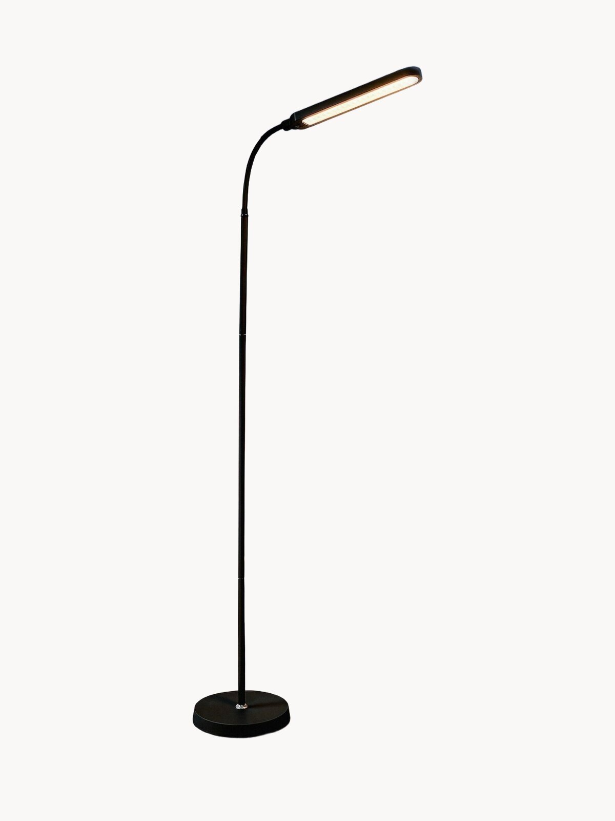 Торшер напольный современный, светодиодный в гостиную, спальню , черный