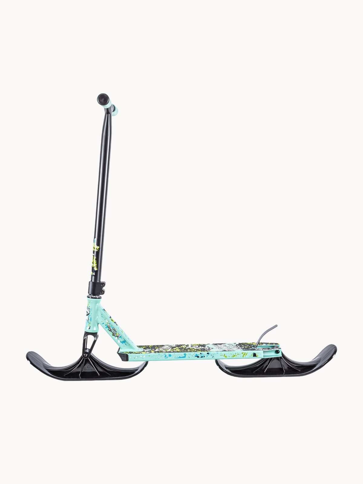 Самокат трюковой 2 в 1, зимний и летний+ лыжи, рост 130-170 см