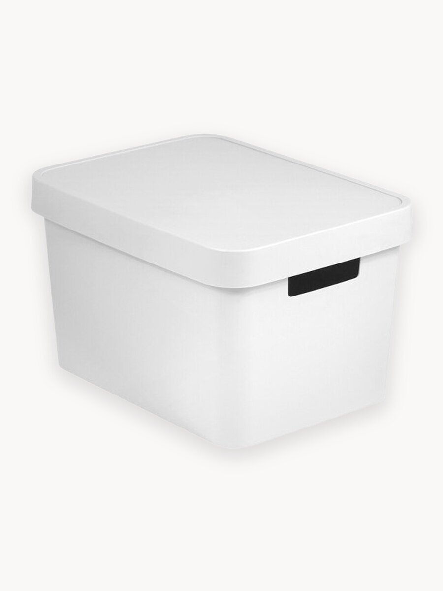 Коробка Curver с крышкой RECYCLED Infinity 17 л 360*270*220 белый (229245)