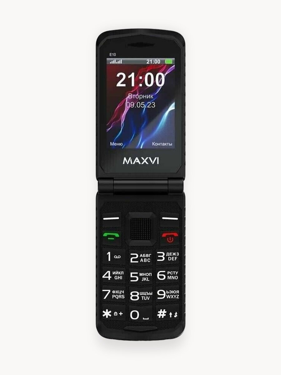 Мобильный телефон MAXVI E10 Black