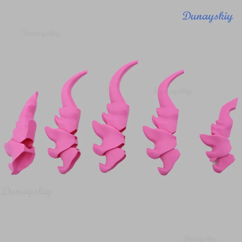 Перчатки Dunayskiy Котёк Дракона Розовый, PINK 5pcs