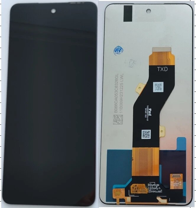 Для Infinix Hot 40i X6528 X6528B ЖК-дисплей кодирующий преобразователь сенсорного экрана в only LCD