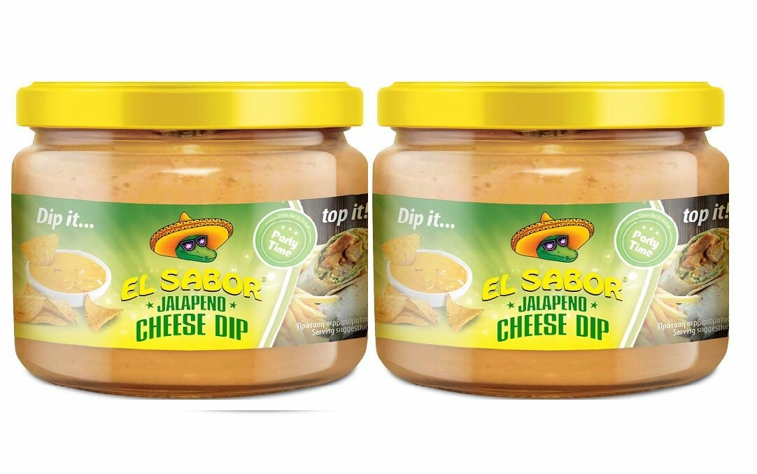 Соус-дип сырный с халапеньо, EL SABOR, 300г ( набор из 2 шт )