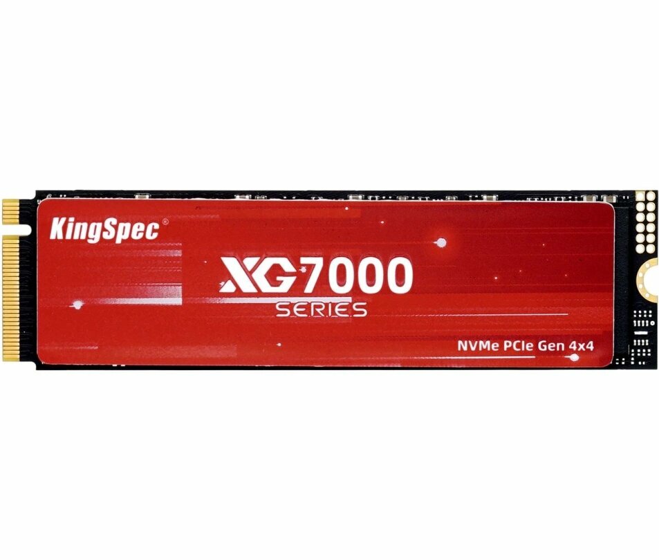 Твердотельный накопитель Kingspec XG7000 1024ГБ, M.2 2280, PCIe 4.0 x4, M.2 XG7000-1TB