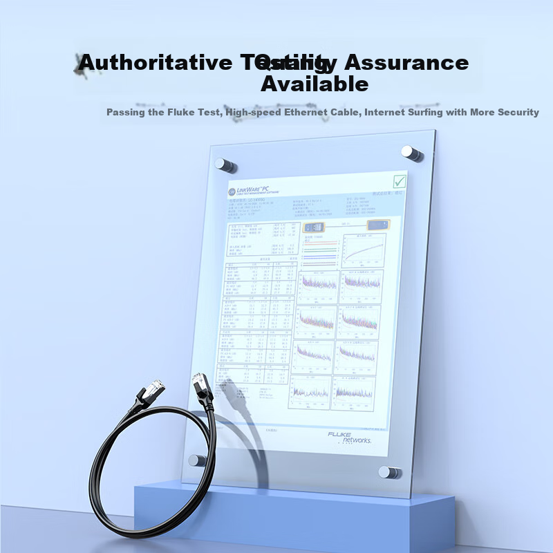 Shengwei CAT6 Gigabit Ethernet Cable 8-Core Twisted Pair Metal Shielded Connector Finished Jumper Black 2m LC-14020G