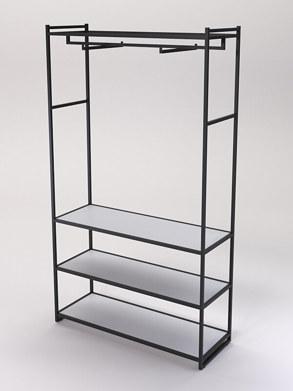 Стеллаж "Стронг" №170 в стиле лофт, Серый. Производитель товара - компания Westcom.