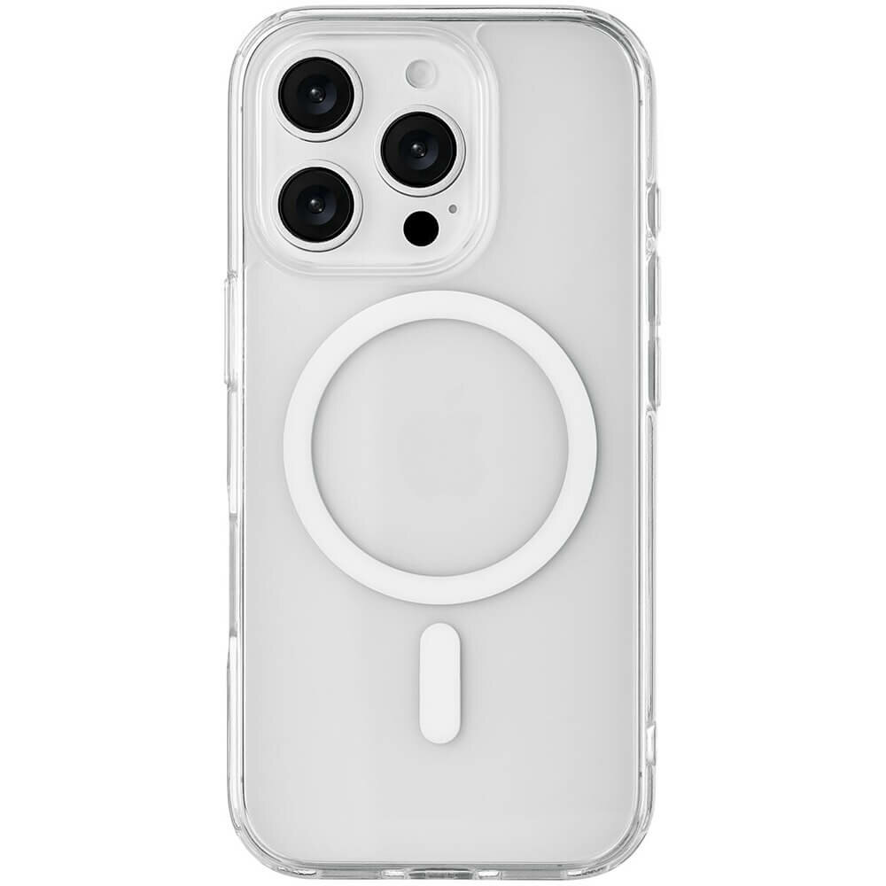 Чехол uBear Real Mag Case для iPhone 16 Pro прозрачный