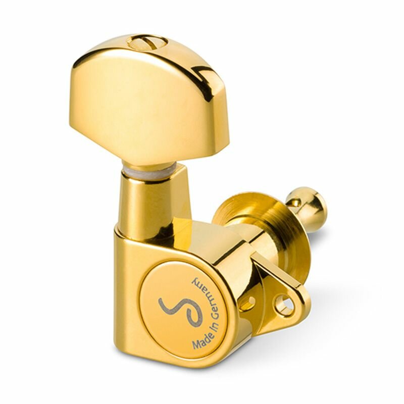 Колки для электрогитары Schaller 10050523.02.36 M6 90 Locking 3+3 Золото