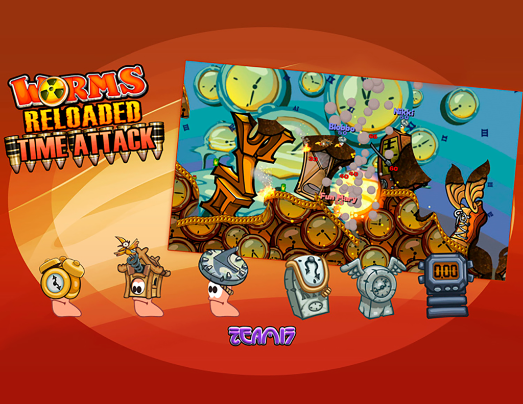 Worms Reloaded - Time Attack Pack, Team 17, цифровая версия, Steam (Для платформы PC)