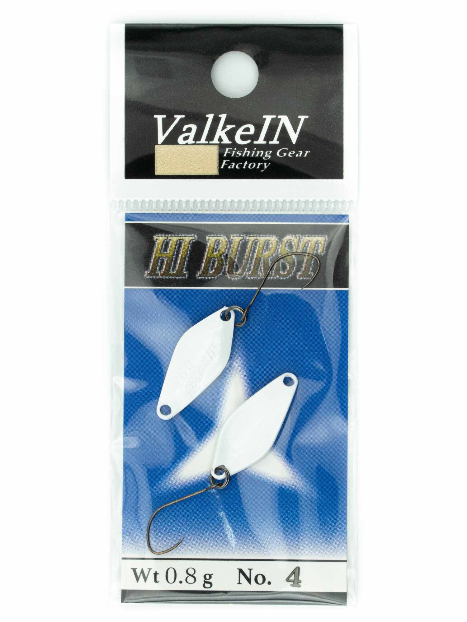 Колеблющаяся рыболовная блесна на форель VALKEIN HI BURST 0.8гр цвет 4