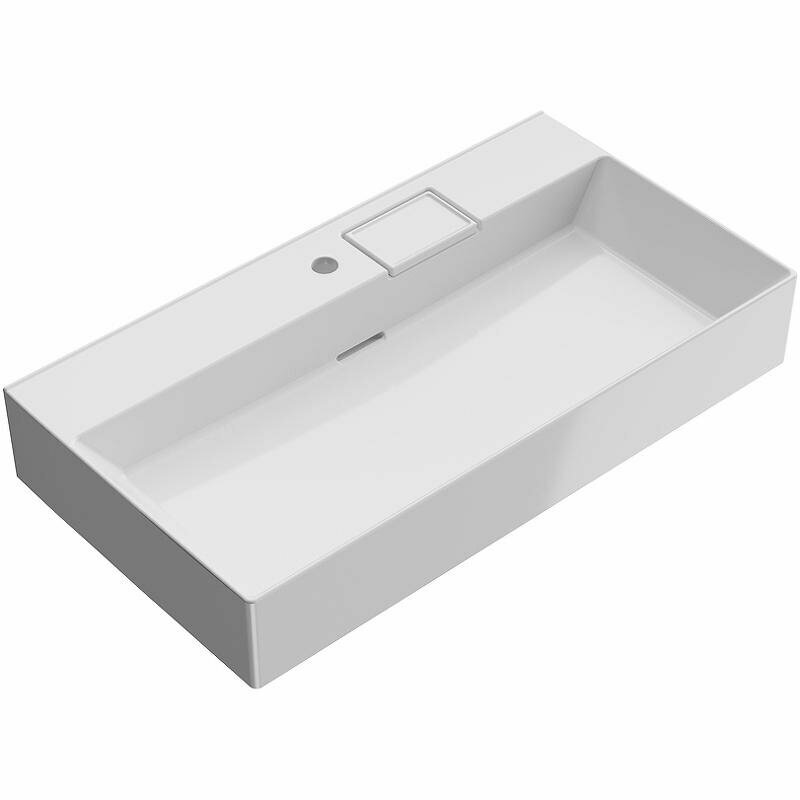 Раковина Logica 90 LO. wb.90.1 Белая глянцевая, прямоугольная