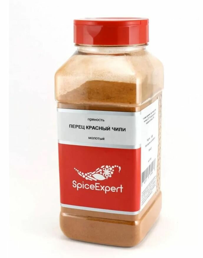 Специя SpiceExpert "Перец красный острый" (Чили) молотый бан/400гр
