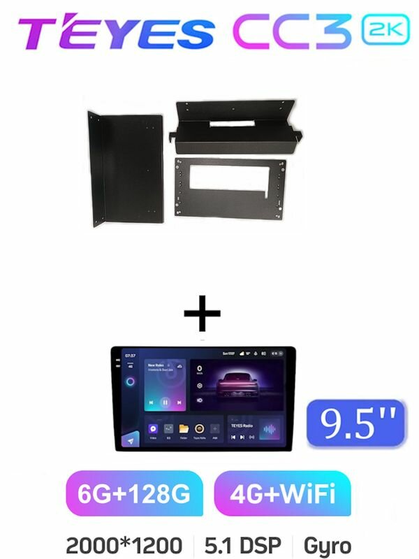 Магнитола 9" Teyes CC3 2k 6/128 Gb LADA Granta Sport 2011-2018 (A)