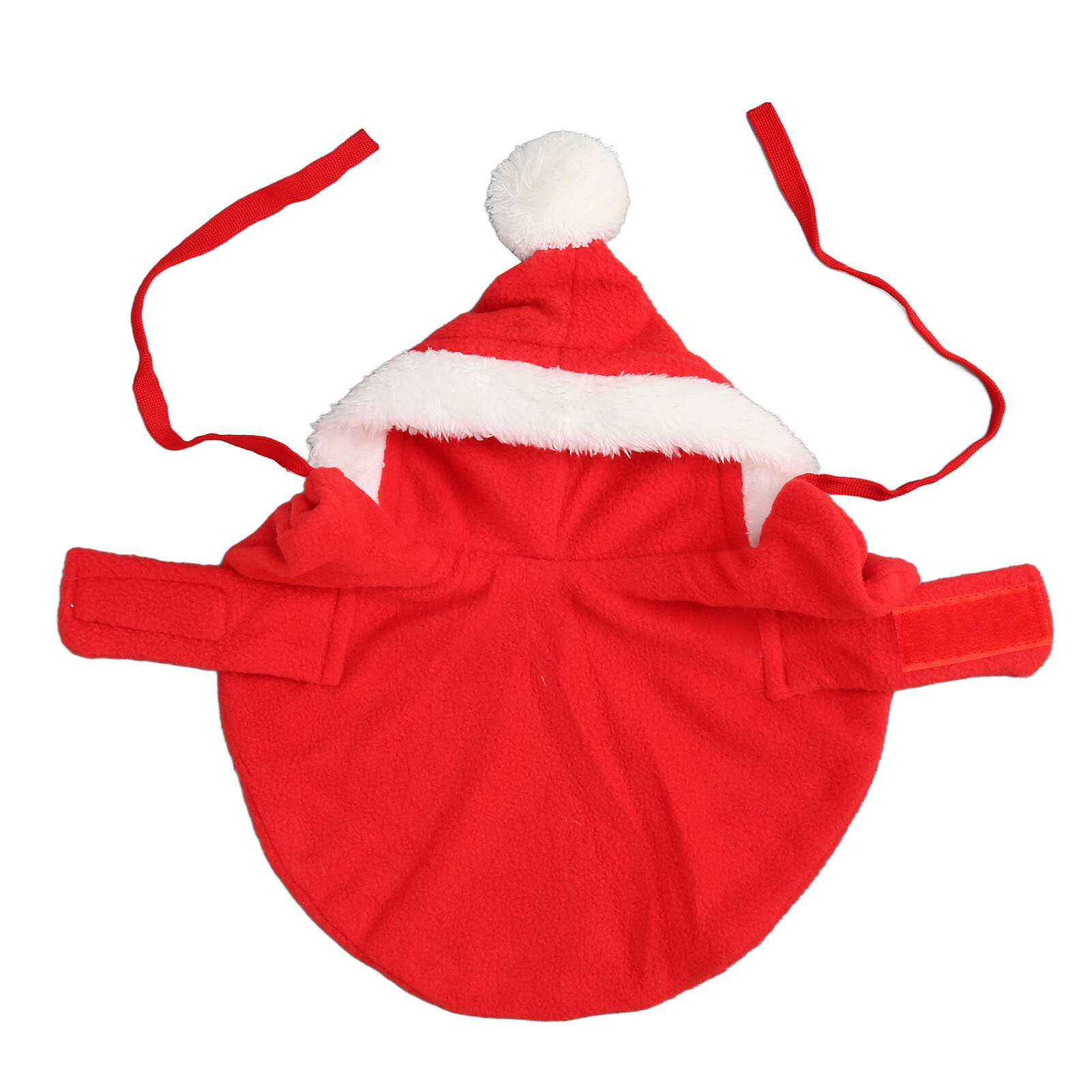 Рождественский плащ для домашних животных, теплая, мягкая, кожа дружелюбная, милая накидка для собак с капюшоном, одежда для щенка, кошки, красный цвет, размер XL