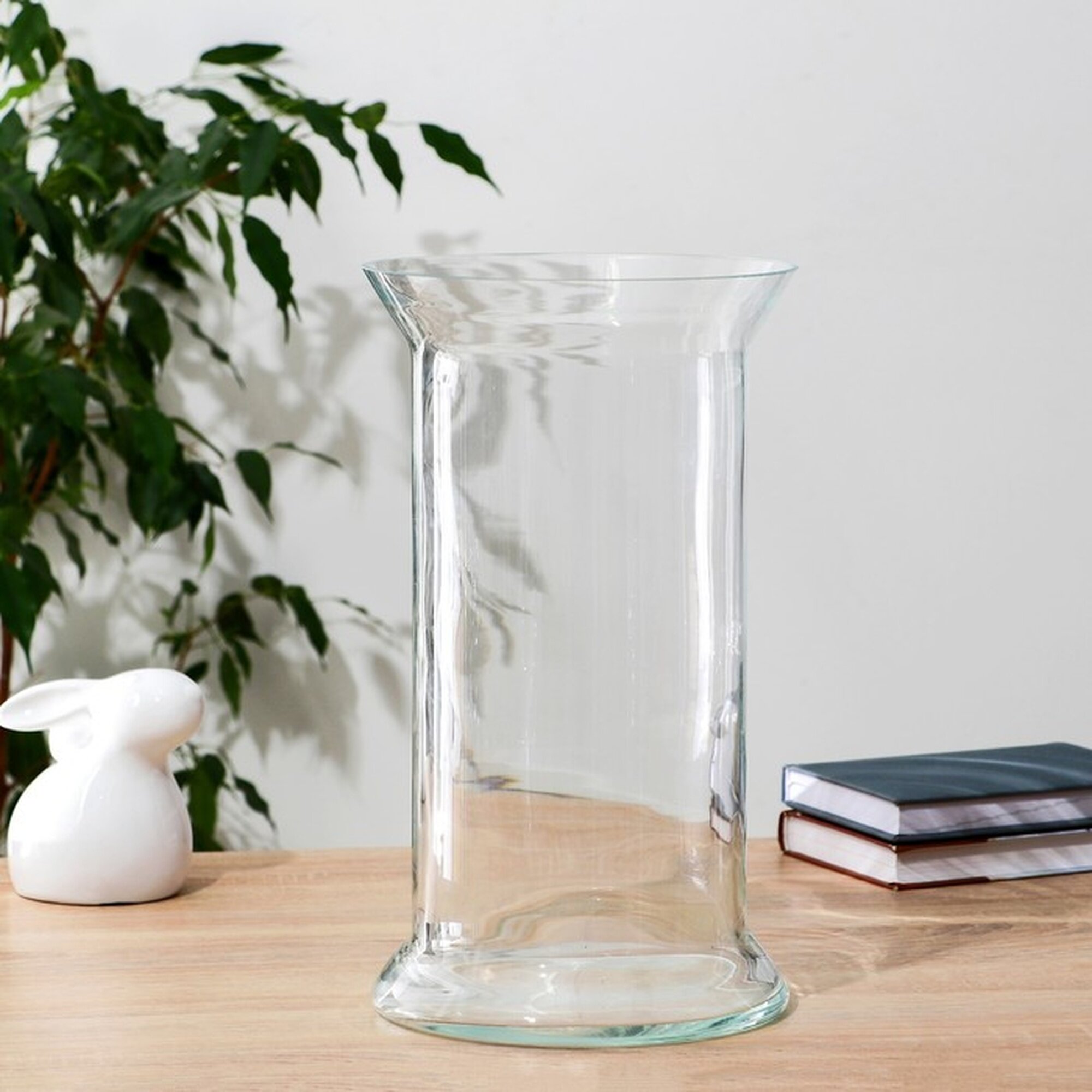 Ваза Evis «Пантеон», 6.5 л, h=35 см, d=20 см, настольная, стекло, прозрачный