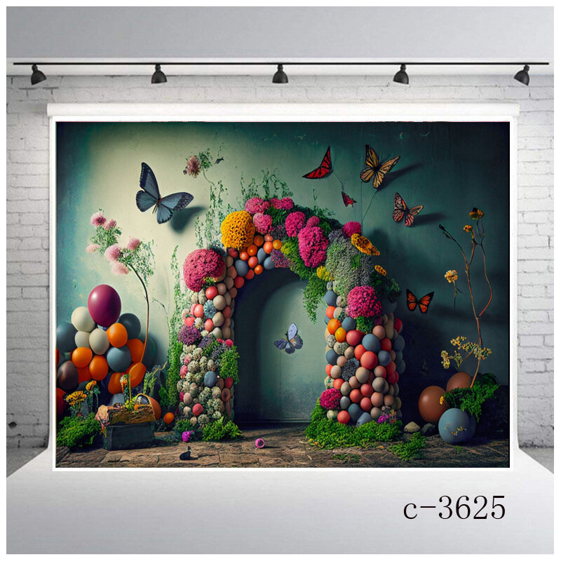 Зарубежная торговля Детский баннер на день рождения Фон для фотографий Детская ванночка Украшение на сто дней Зарубежная торговля Висячая ткань