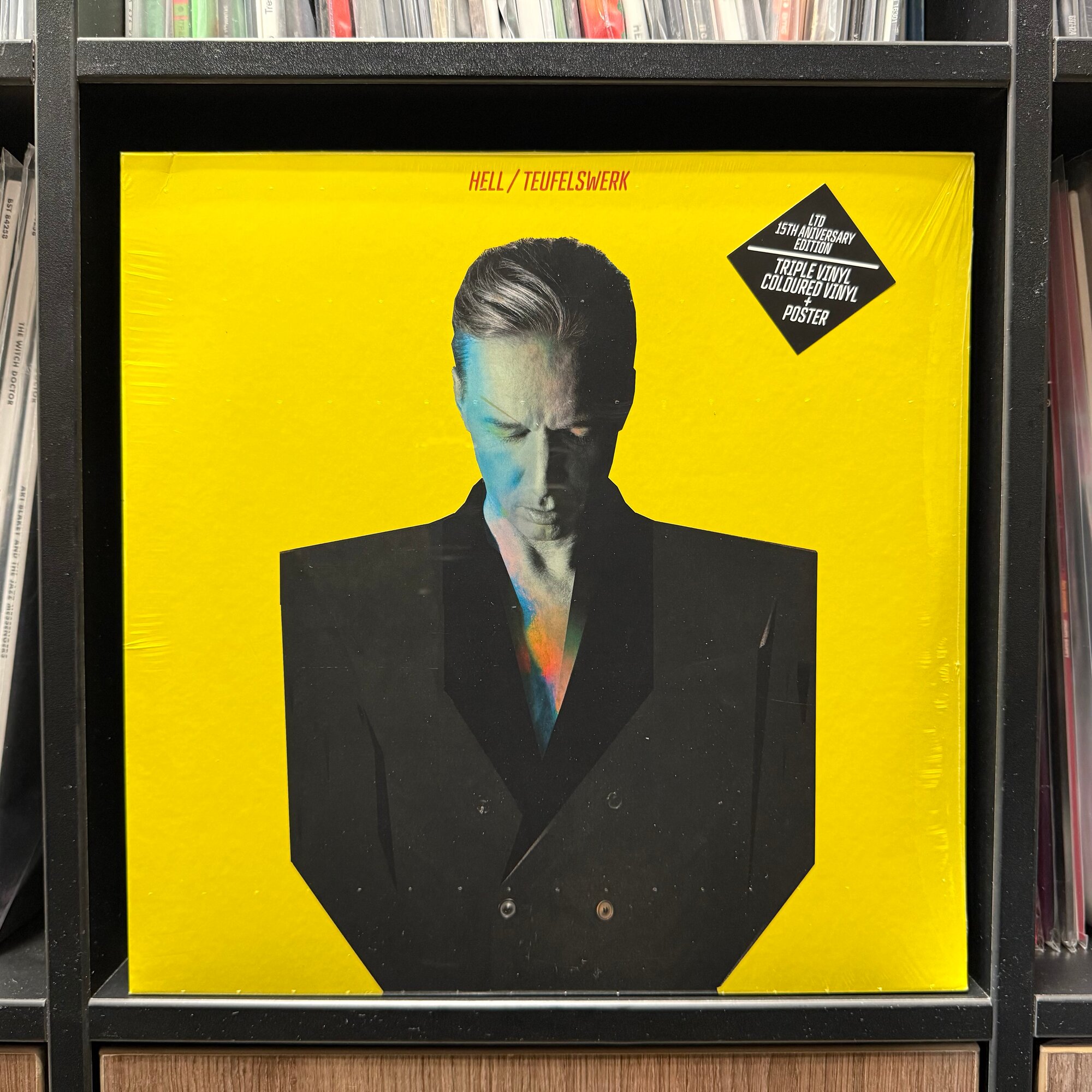 Виниловая пластинка DJ HELL - Teufelswerk (15th Anniversary Edition) (still sealed, limited red, orange & yellow vinyl 3xLP + poster) LP Винил