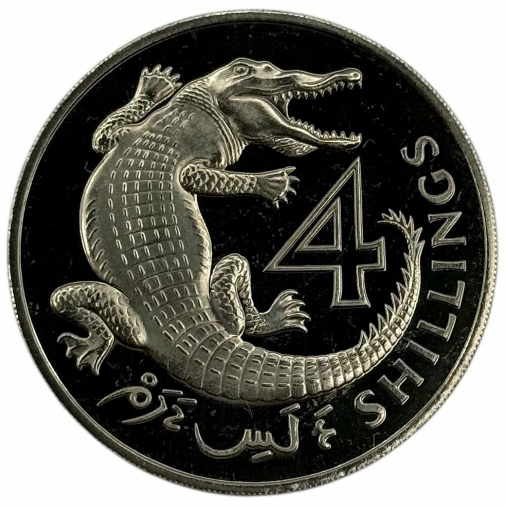 Гамбия 4 шиллинга 1966 г. (Proof)