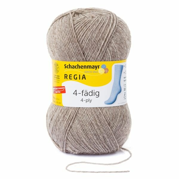 Носочная пряжа Regia 4-ply 100g (02070 Holz Meliert)