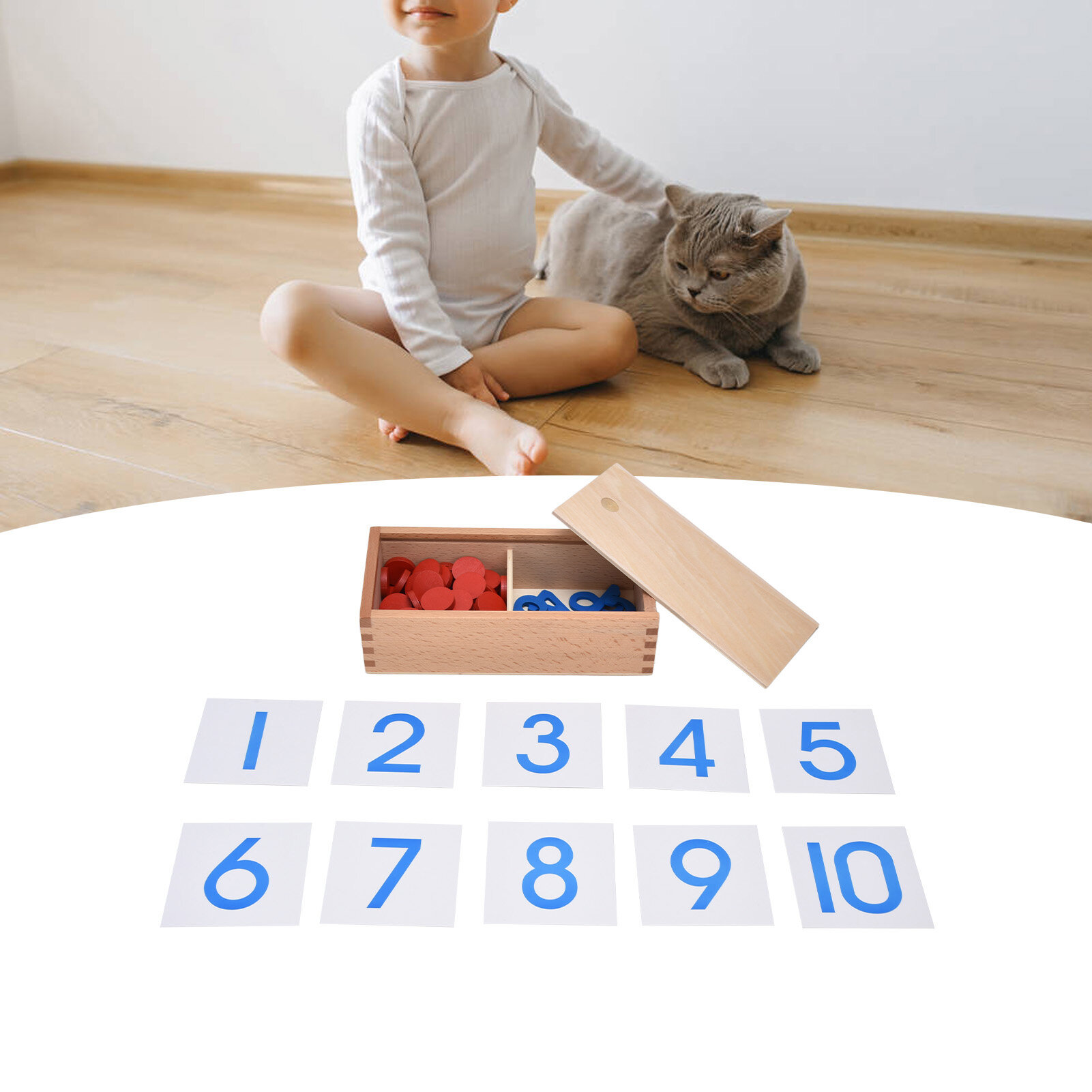 Монтессори Математические Учебные Средства Детские Цифры и Жетоны Набор для Ранняго Обучения Профессиональное Издание Цифры и Жетоны Итем Тип Учебные Средства Цифры и Жетоны Материал Бук Буковая Древесина Возрастная Группа 3 Лет И Старше Пакет Содержит
