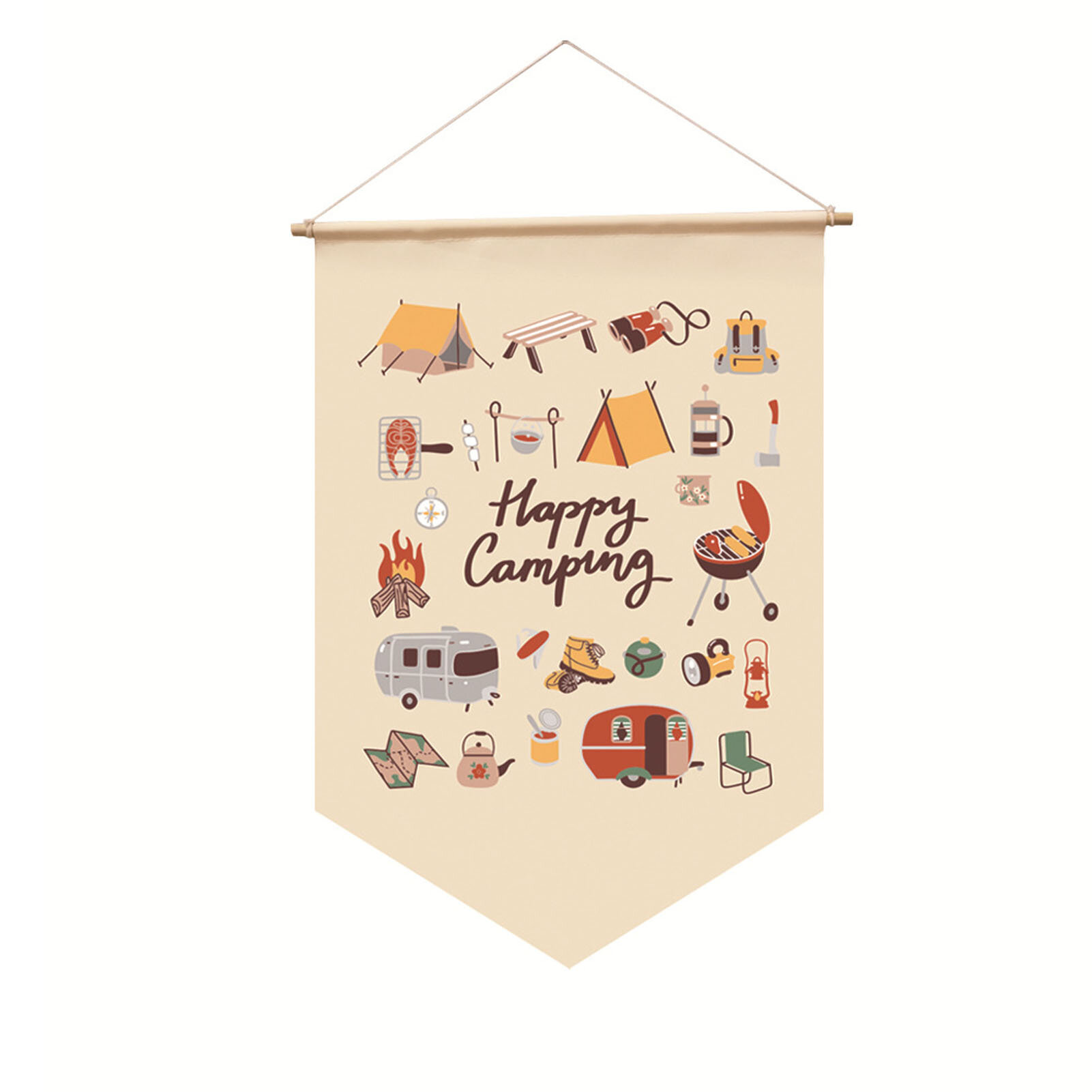 Флаг кемпинга Флаг Кампсит Флаг флаг Паннер Пполиестер Флаг Флаг Пресс -Флаг Баннер Флаг