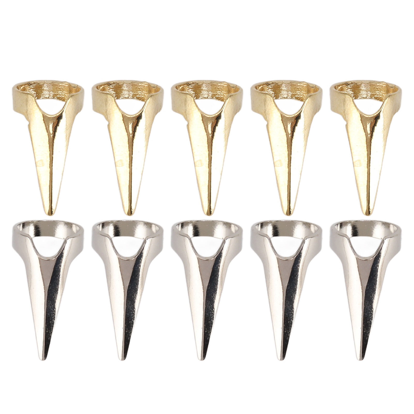 10 колец для пробора волос, инструмент для выбора прядей волос для Хэллоуина, косплея, разделения волос, наращивания волос, плетения кос.