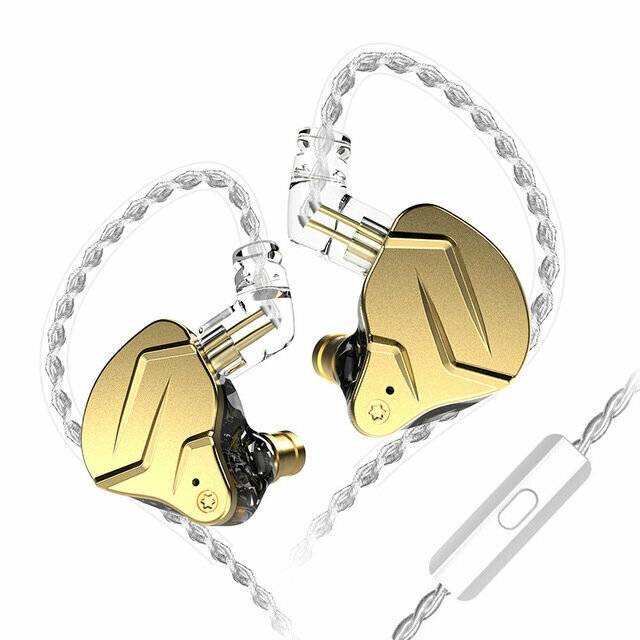 KU@YOU KZ ZSN Pro X 1BA 1DD Наушники-вкладыши HIFI DJ Спортивные наушники Наушники для бега Спортивные наушники-Золото без микрофона