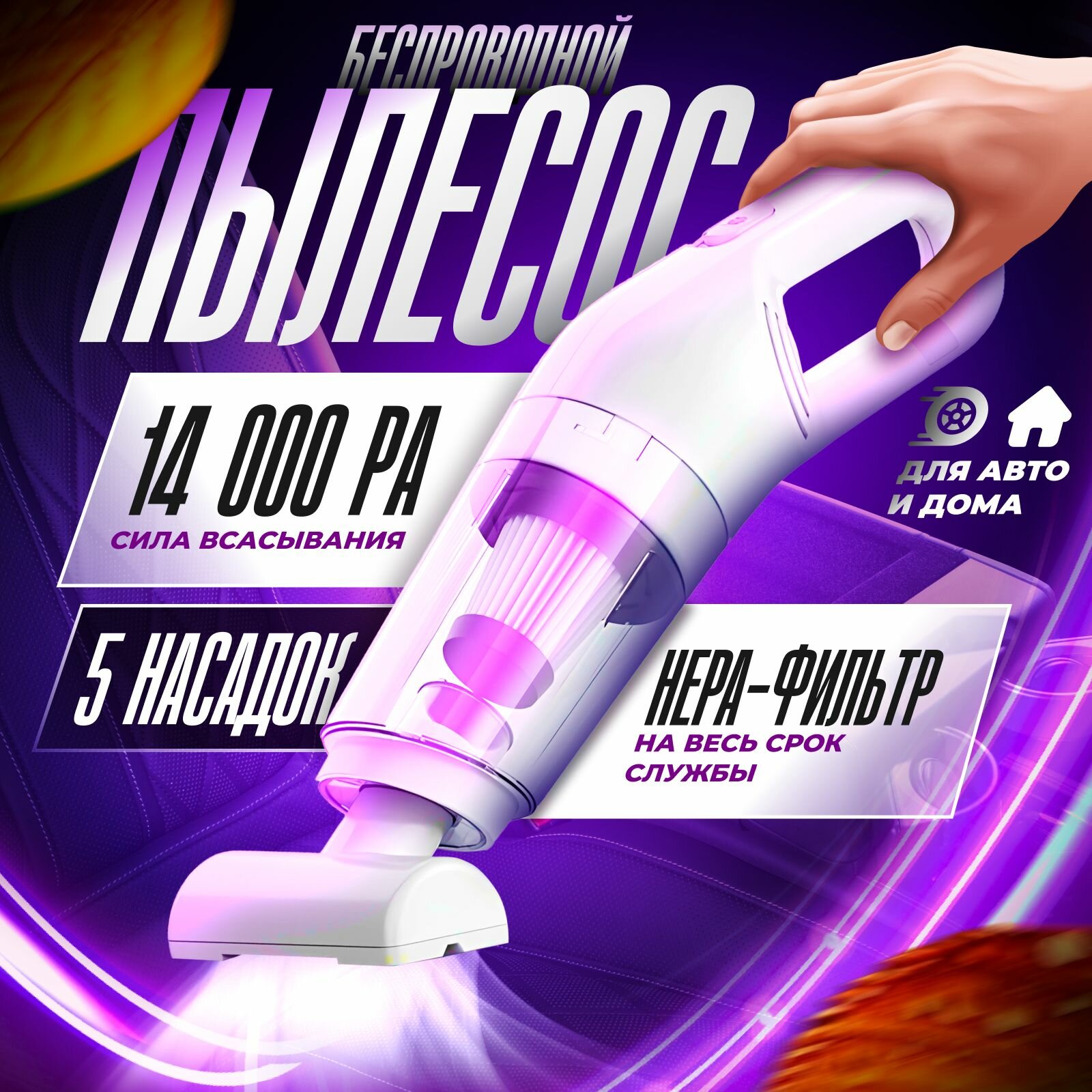 Пылесос автомобильный