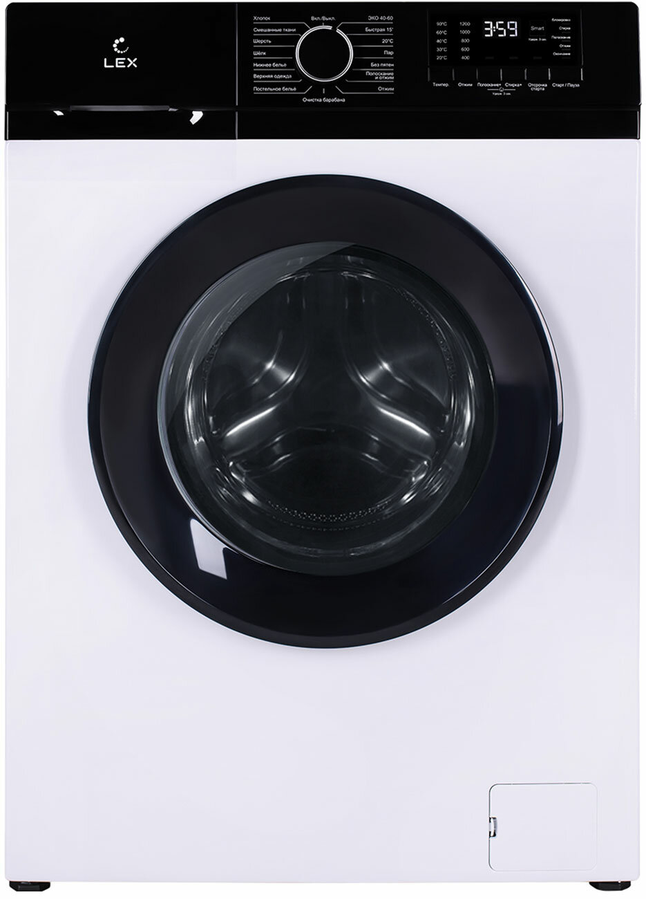 Стиральная машина LEX LWM10012WBlID автомат 10 кг, белый