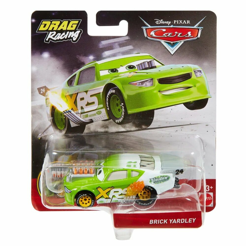 Disney Pixar Cars XRS Drag Racing Singles / Молния Маккуин, Курц Рамирес, Металлическая Игрушка-автомобиль, Отлитый Под Давлением В Масштабе 1:55