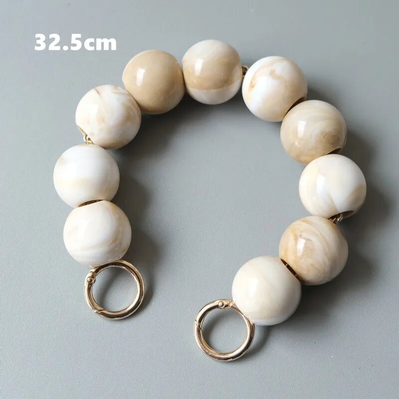 Аксессуары для сумок для женщин, белые, зеленые, красные, из акриловой смолы, роскошные Белый, Begie