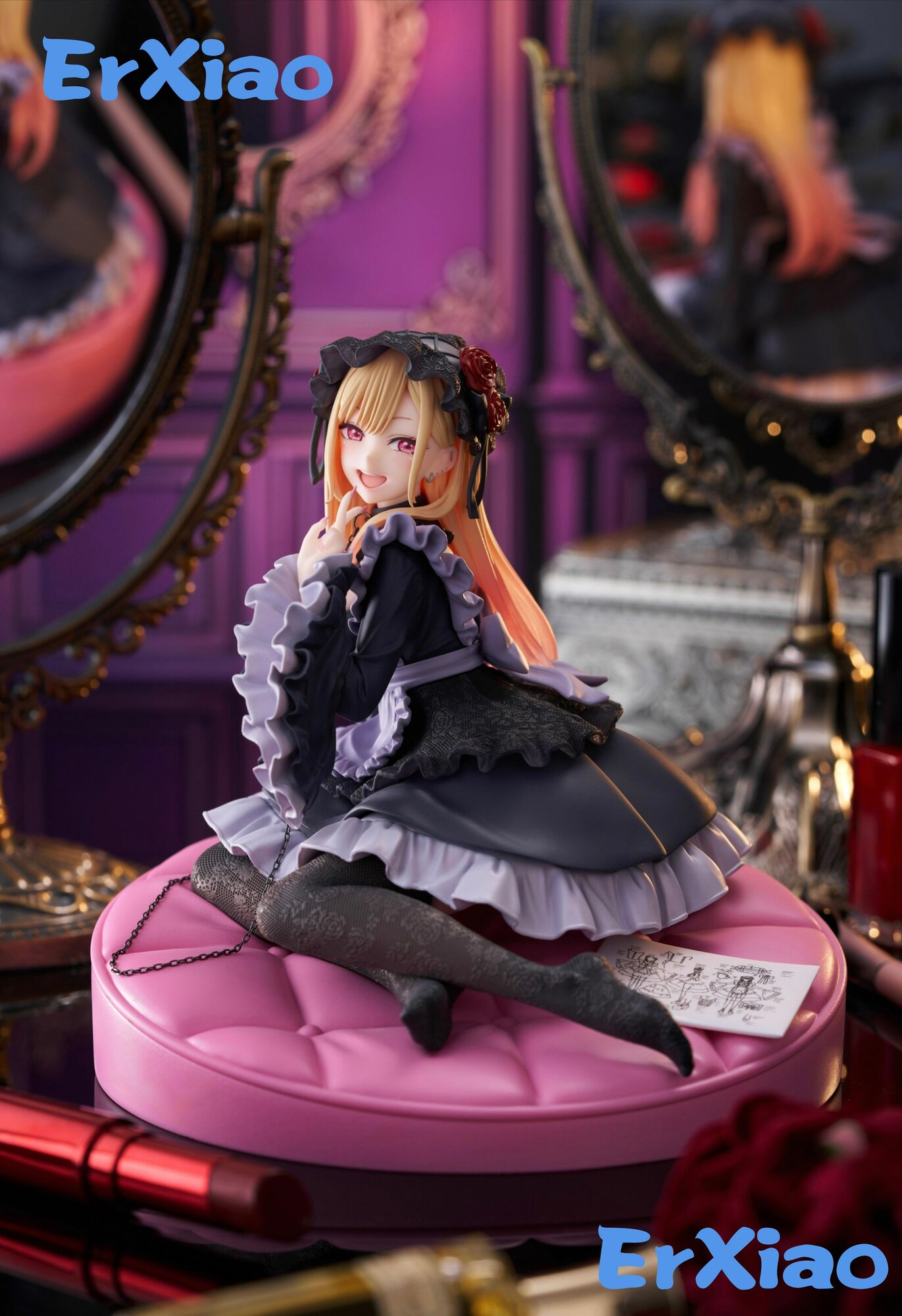 Фигурка TAITO AMP+ , Эта фарфоровая кукла влюбилась / The Dress-Up Doll Will Fall in Love , Фигурка Марин Китагава в наряде Куроэ Сидзуку / Marin Kitagawa Figure Kuroe Shizuku Outfit Ver. 15cm