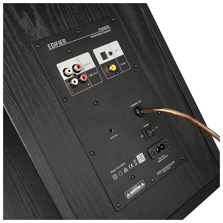 Акустическая система 2.0 EDIFIER R2850DB, беспроводная, 3 полосы, 150 Вт, чёрная — фото 1