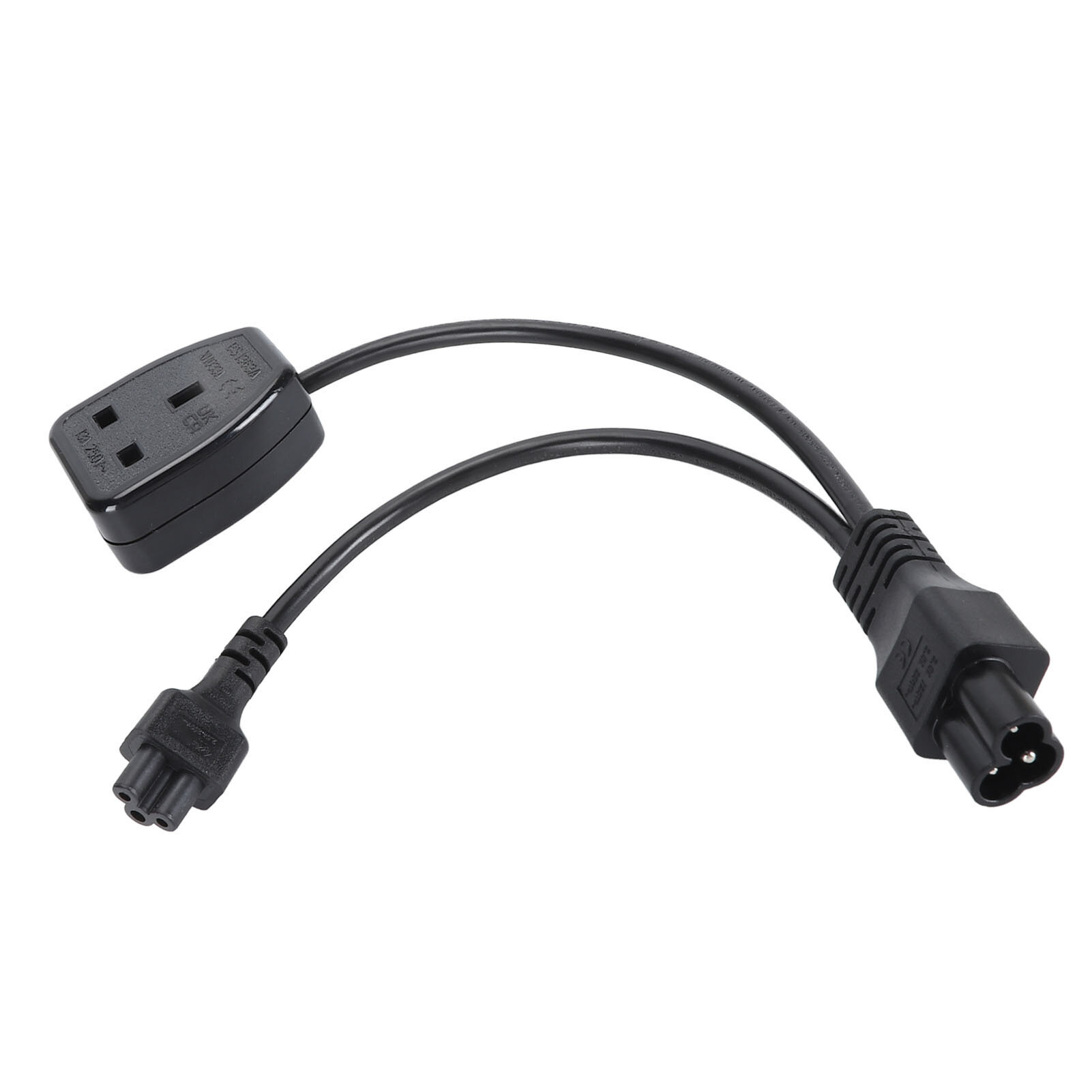 Кабель питания 30 см Y-образный IEC320 C6 штекер к C5+ гнездо (замена кабеля)