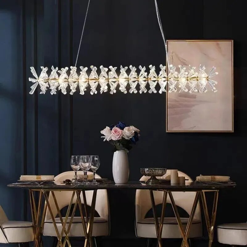 Люстра подвесная 045 Clear crystal G4 Bulb 4000K, G4, 50 Вт -hz