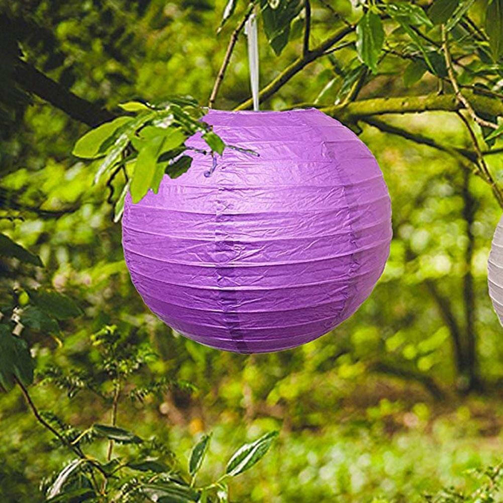 4-дюймовый круглый китайский бумажный фонарь DIY подвесной шаровой светильник свадебный домашний декор