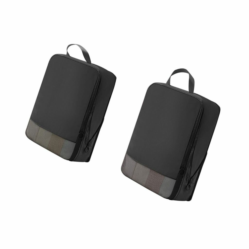 Упаковка из 2 компактных компрессионных мешков для хранения дорожных одеял, органайзеров, практичных сумок сортировки одежды и обуви