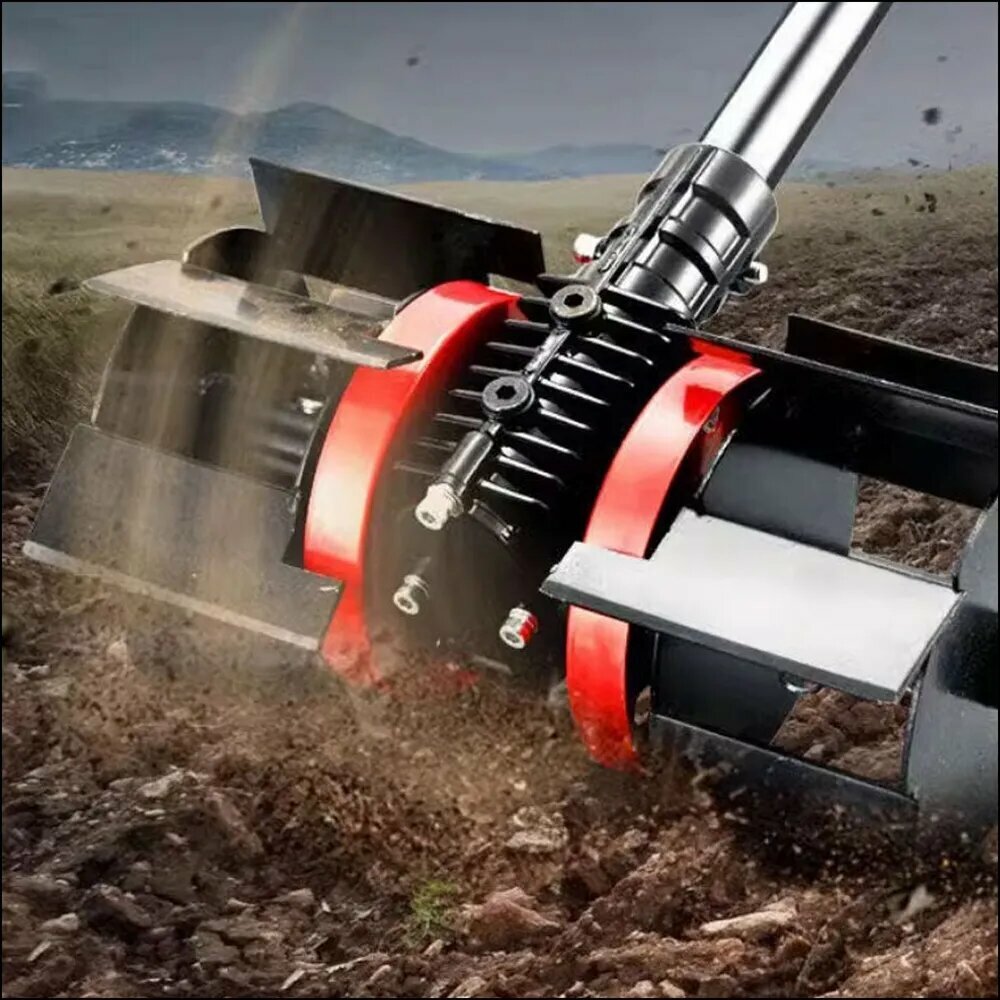 Тяпка для газонокосилок, Высокоуглеродистая Сталь, Металлическое Лезвие, Ширина 10см