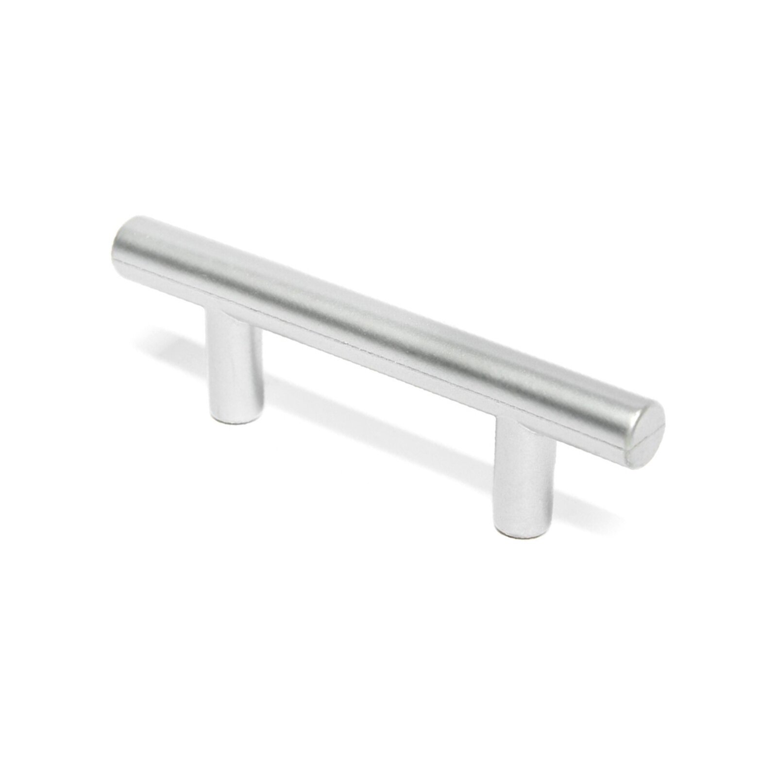 Ручка-рейлинг тундра HARLOW, пластик, d=12 мм, м/о 64 мм, цвет матовый хром, 4 шт.