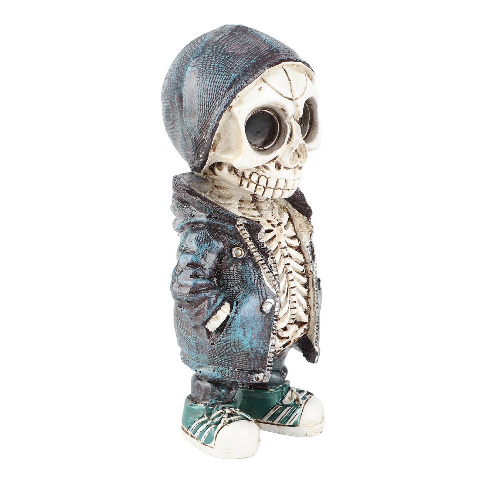 Скелетные фигурки прохладная изысканная статуя скелета для домашнего декора на стол.