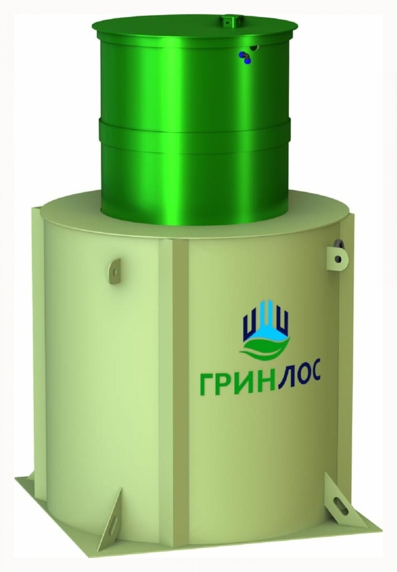 Септик для дома гринлос Аэро 8 Миди (1.4 м3/сут, самотечный, на 8 человек)