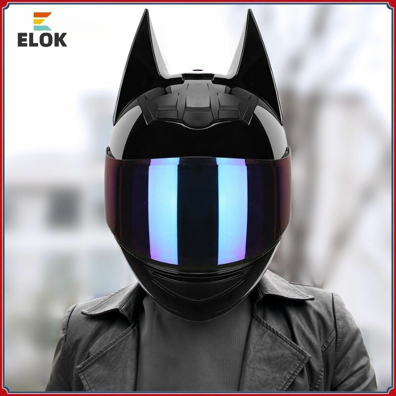 Мотоциклетный шлем Batwing Knight